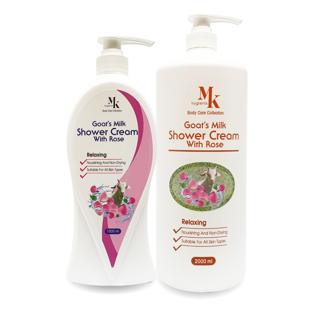MK hygienix Goat’s Milk Shower Cream with Rose – MK Official